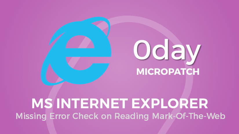 Welcome to the era of vulnerability micropatching - 0patch