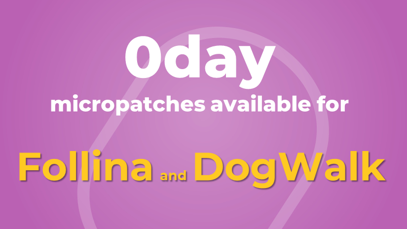 Welcome to the era of vulnerability micropatching - 0patch