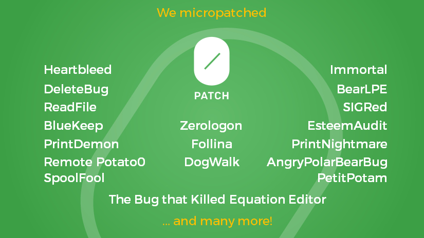 Welcome to the era of vulnerability micropatching - 0patch